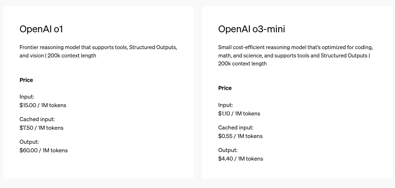 OpenAI, 조기 O3-Mini 출시로 DeepSeek AI에 맞서다 - 비교는 다음과 같습니다 - Decrypt
